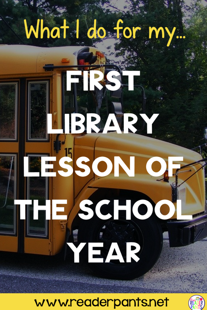 My Favorite Back to School Library Activity - Library Orientation ...