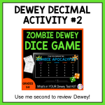 Zombie Dewey Decimal System Activities Bundle - Halloween Library ...