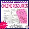 Library Back to School Bundle - Grades 3-8 - HUGE BUNDLE - MrsReaderPants