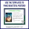 Book Talk Template - Science Fiction Genre - MrsReaderPants