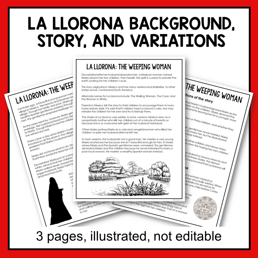 La Llorona Story - Spooky Halloween Alternative - Hispanic Heritage ...