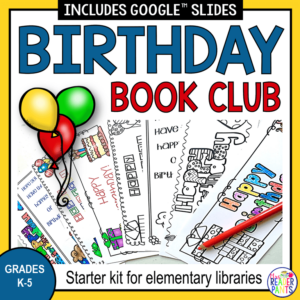Birthday Book Club Starter Pack - Book Donations - Library Fundraisers ...