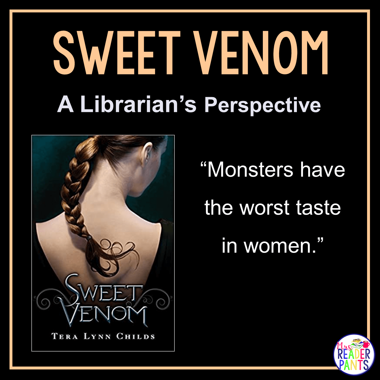 Sweet Venom : A Librarian's Perspective Review - MrsReaderPants