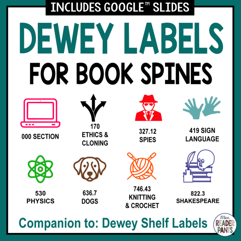 Library Genre Spine Labels - 56 Book Labels for Library Genrefication ...